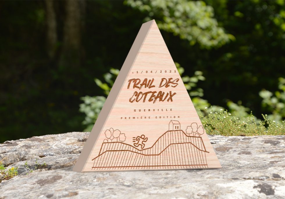 Custom Wooden Trophy for Trails